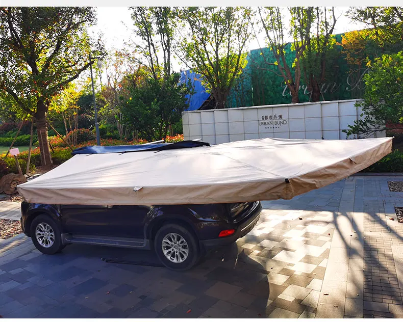 Retractable Camper Van 4x4 - Fiamma 270 Degree Awning Tent