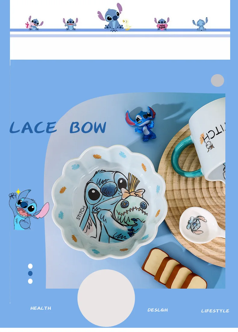 Stitch Ceramic Dinnerware Sets - Cute, Stocked, and Durable