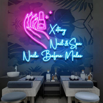Neon Signs Acrylic Logo Led Neon Lights Letter Wedding Party Bedroom ...