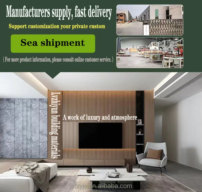 Waterproof Ps Wall Panel 3d Fluted Wall Panel Design For Interior Decor ...