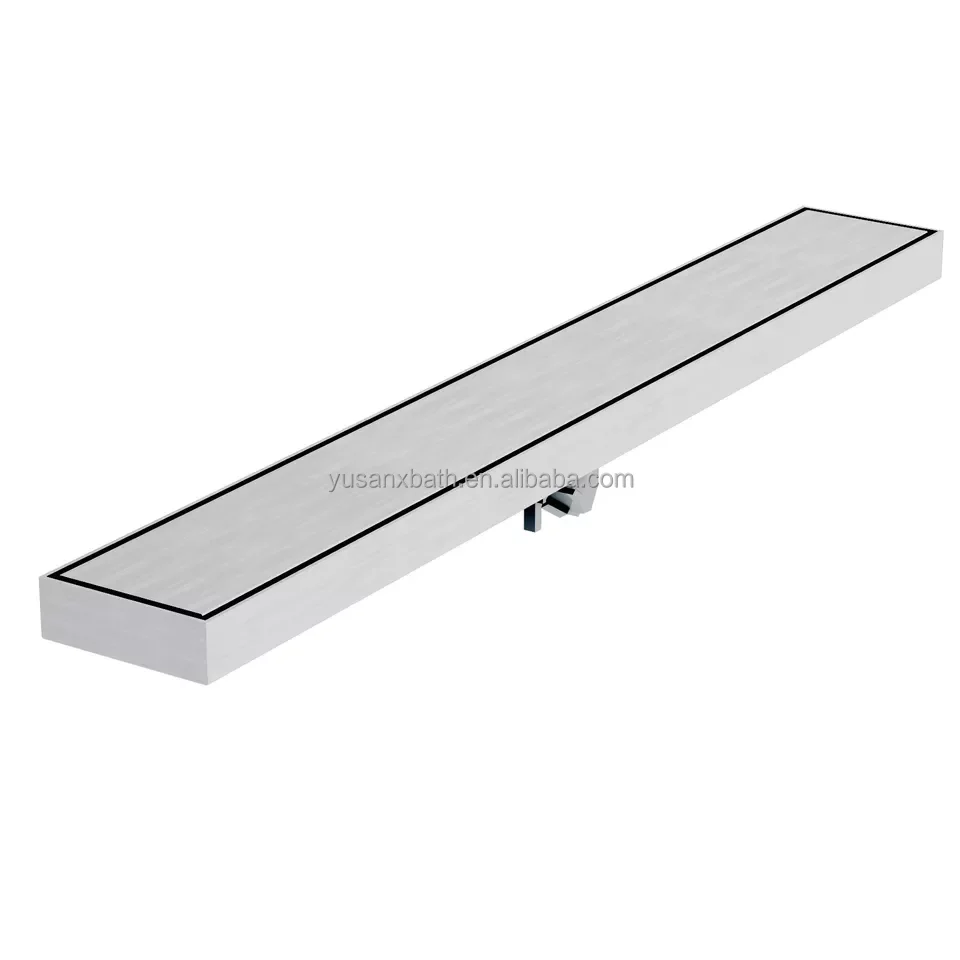 Modern Style Concealed Linear Shower Floor Drain Inset Tile Invisible ...