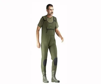 4.5mm Fishermen Fishing Waders Neoprene Chest Waders Fishing Suits 100% ...