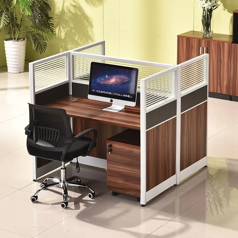 Modular Office Table Modern Foldable Staff Desk Cubicle Workstation ...