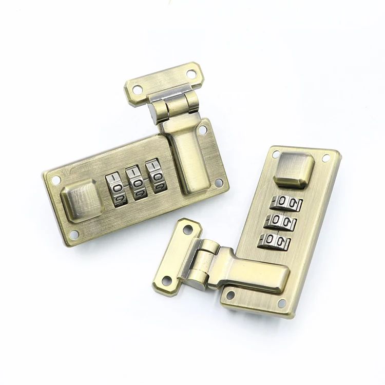 3 Digit Combination Lock 4 Digit Brass Combination Briefcase Lock Small ...