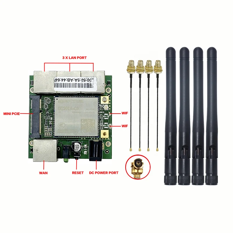 Mini 3G 4G Wifi Router Board - HC-G9 PCBA with Openwrt