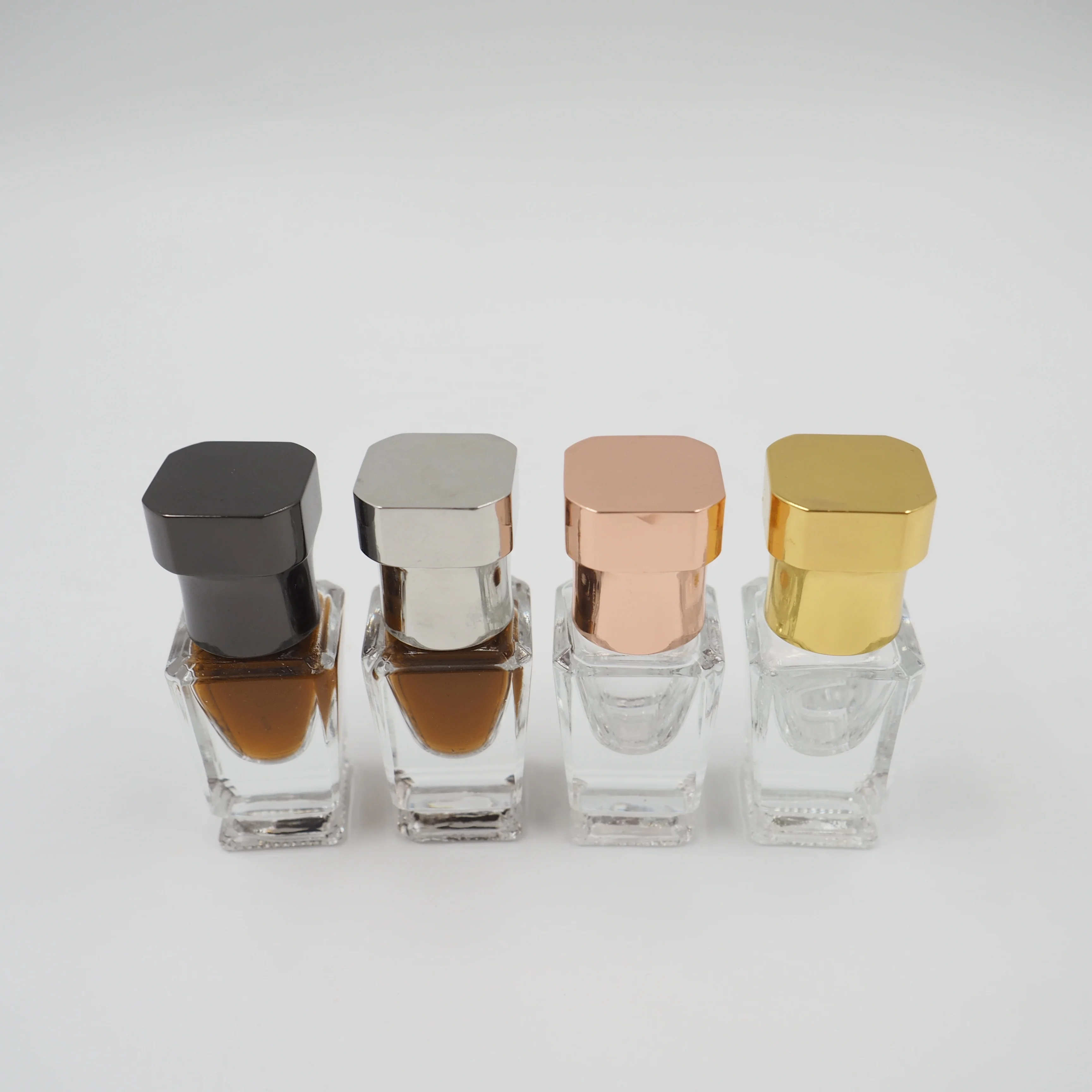 Unique 3ml 6ml Square Attar Glass Oud Oil Perfume Tola Bottle With ...