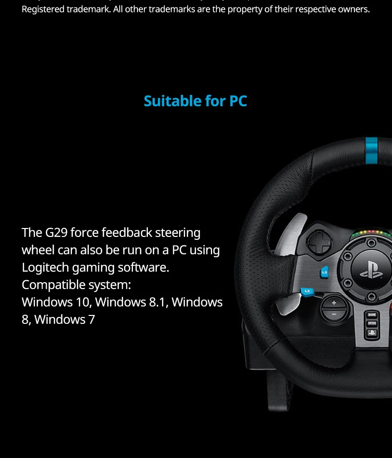Logitech G29 Driving Force Race Wheel Logitech G Driving Force Shifter ...