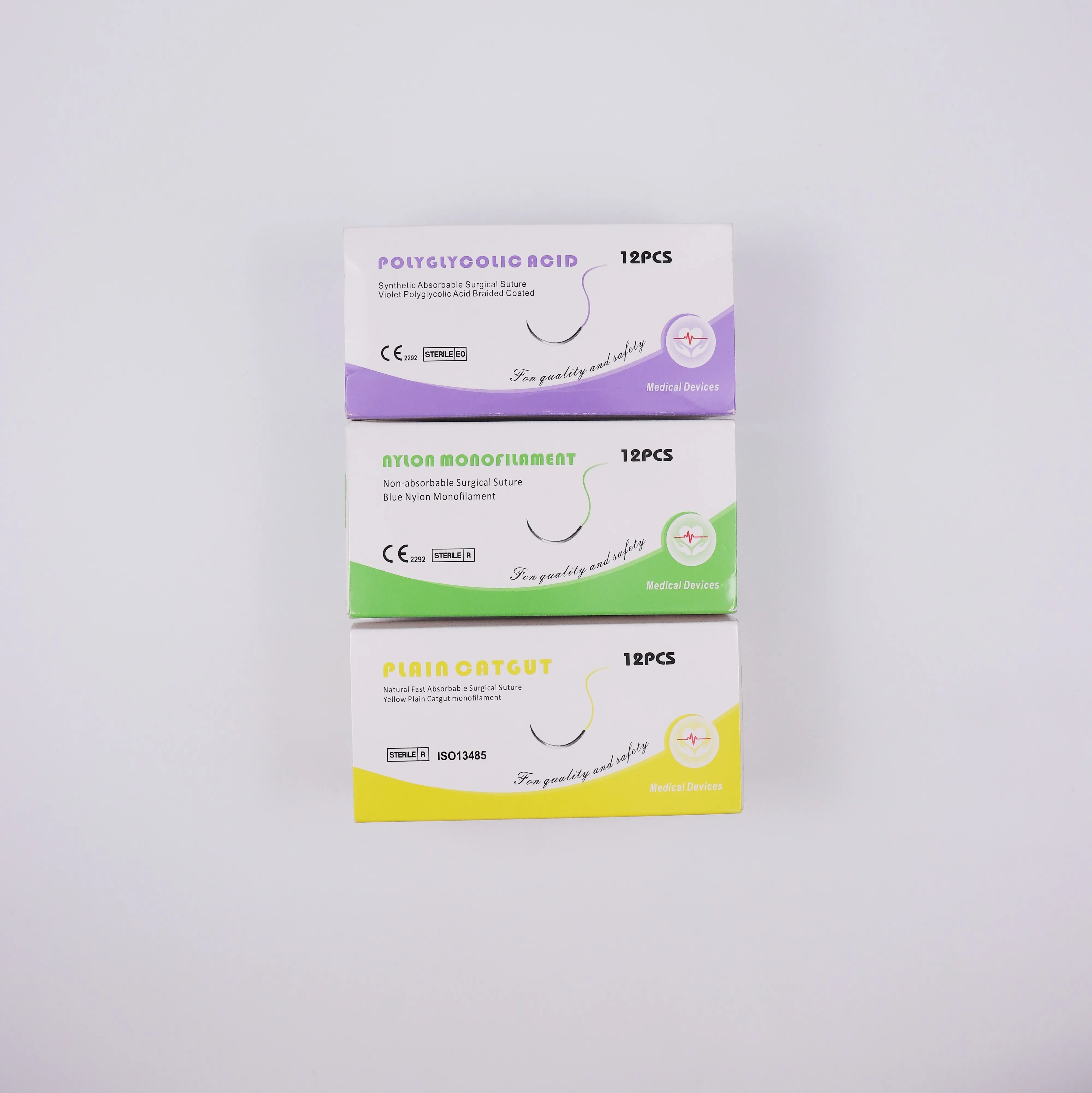 Veterinary Suture with Needle Pet Suture Kit PGA/pdo/silk/nylon/catgut ...