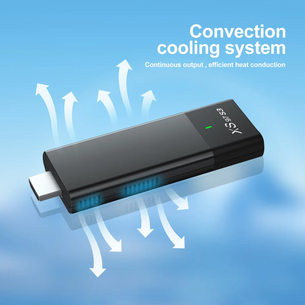 XS97 S3 TV Stick - 4K Smart Android 10 Device with 2GB RAM