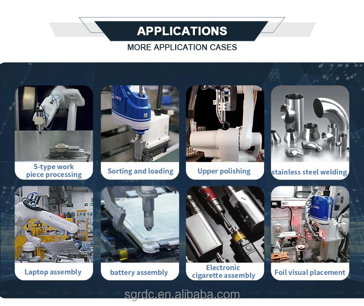 Tianji Linear Robot Cobot Arm 1450mm 6 Axis Joint Robot Mechanical Arm ...