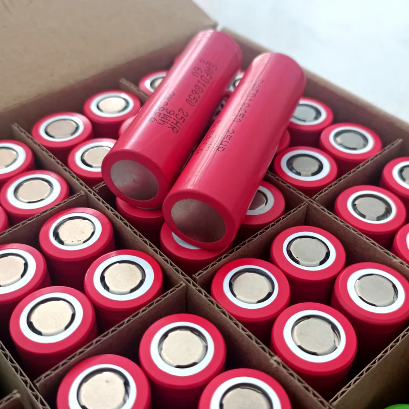 High Capacity 18650 Rechargeable Battery Cell 2500mah 3.7 Volt Lithium ...