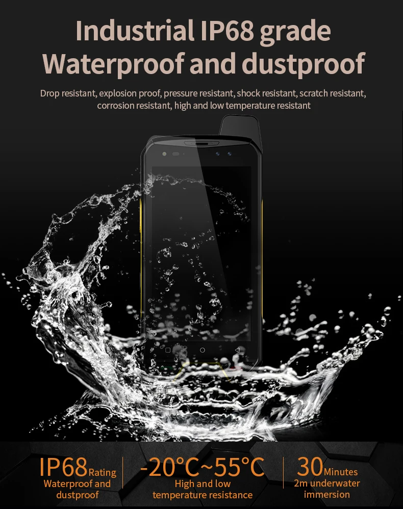 CENAVA Rugged Mobile Phone 2023 - IP68 Waterproof Smart Phone