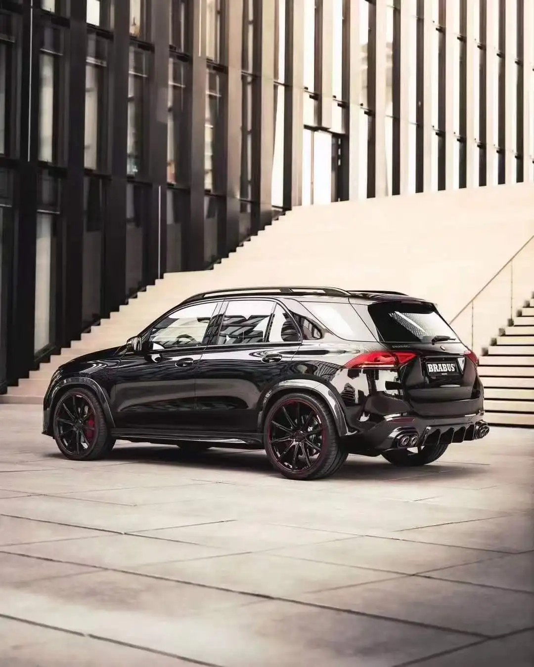 Car Bodykit For Mercedes-benz Gle Suv W167 Brabus-style Carbon Fiber ...