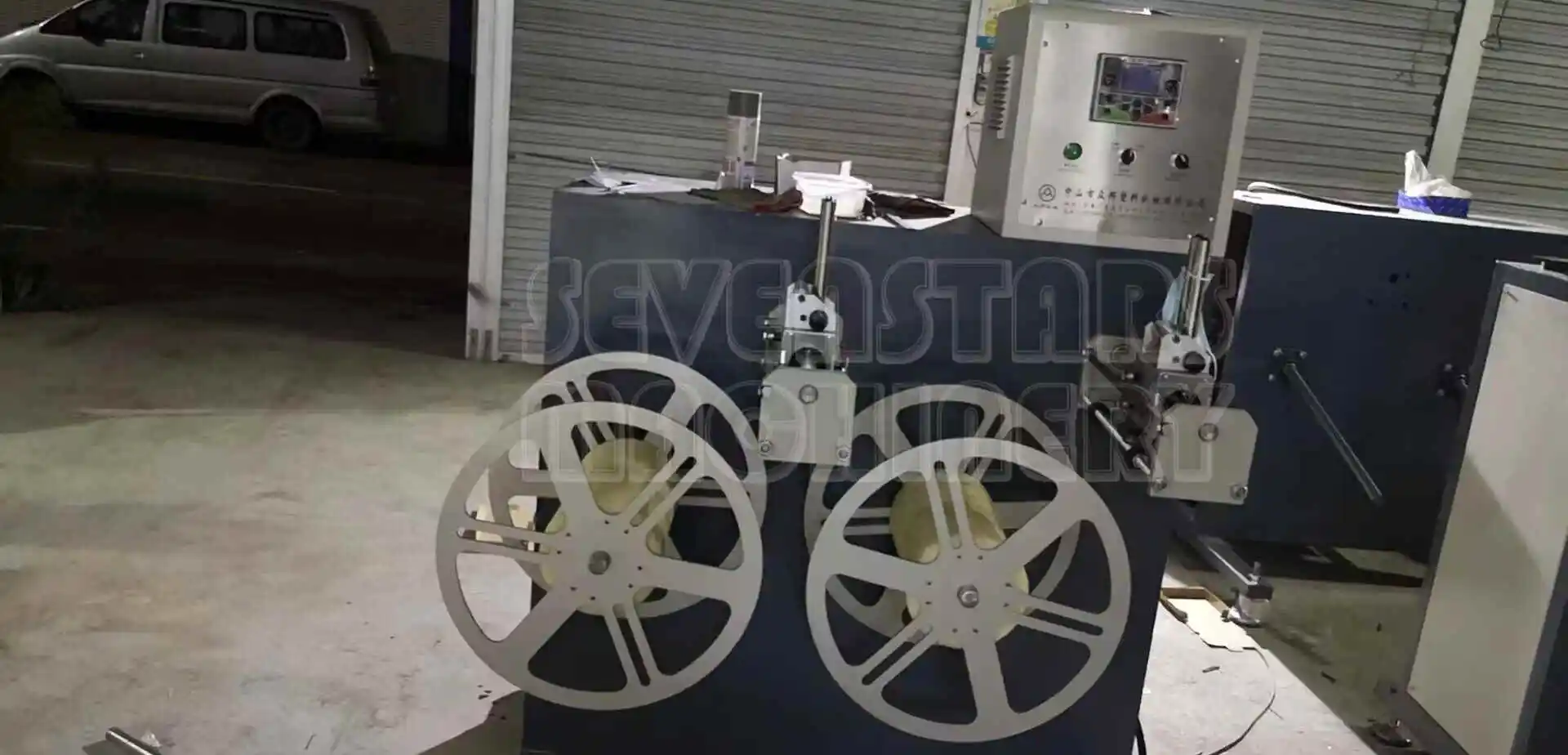 Sevenstars PP PE Imitate Rattan Extrusion Machine Two Color Rattan ...