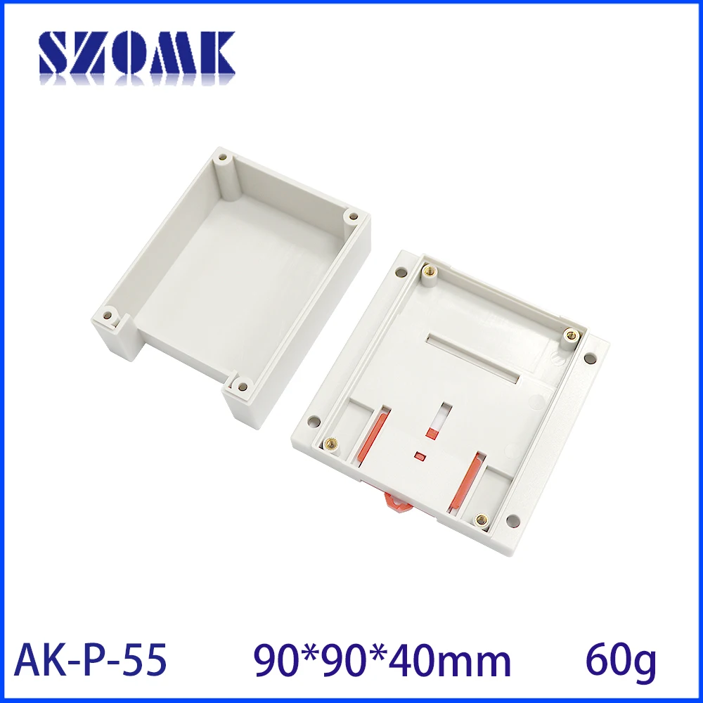 Module Din -Rail Enclosure Recessed Display Plastic Housing Technology ...