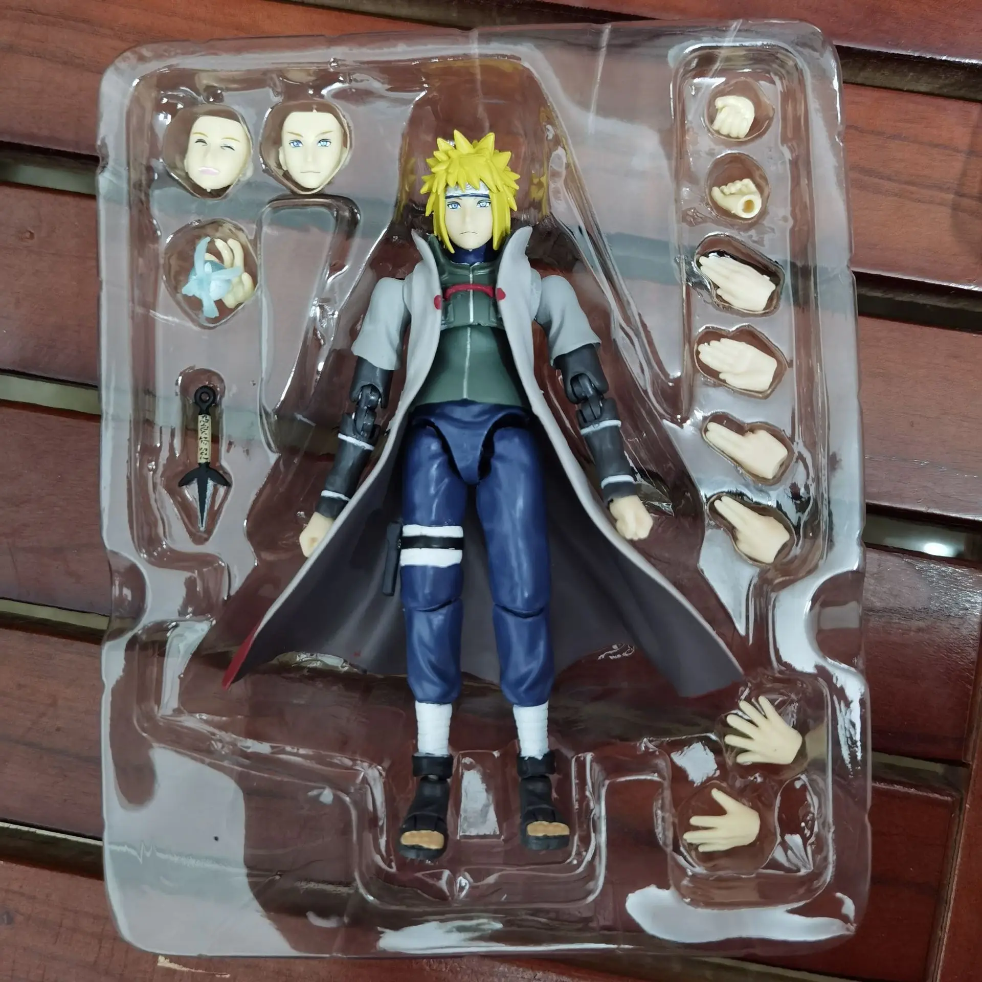 Shf Narutos Hatake Kakashi Namikaze Minato Action Figure Articulated ...