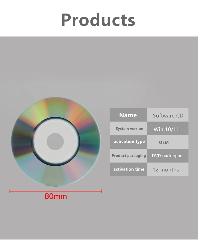 Win Pro 10 Dvd Oem Package Coa Sticker English Win10 Pro 11 Pro 12 ...