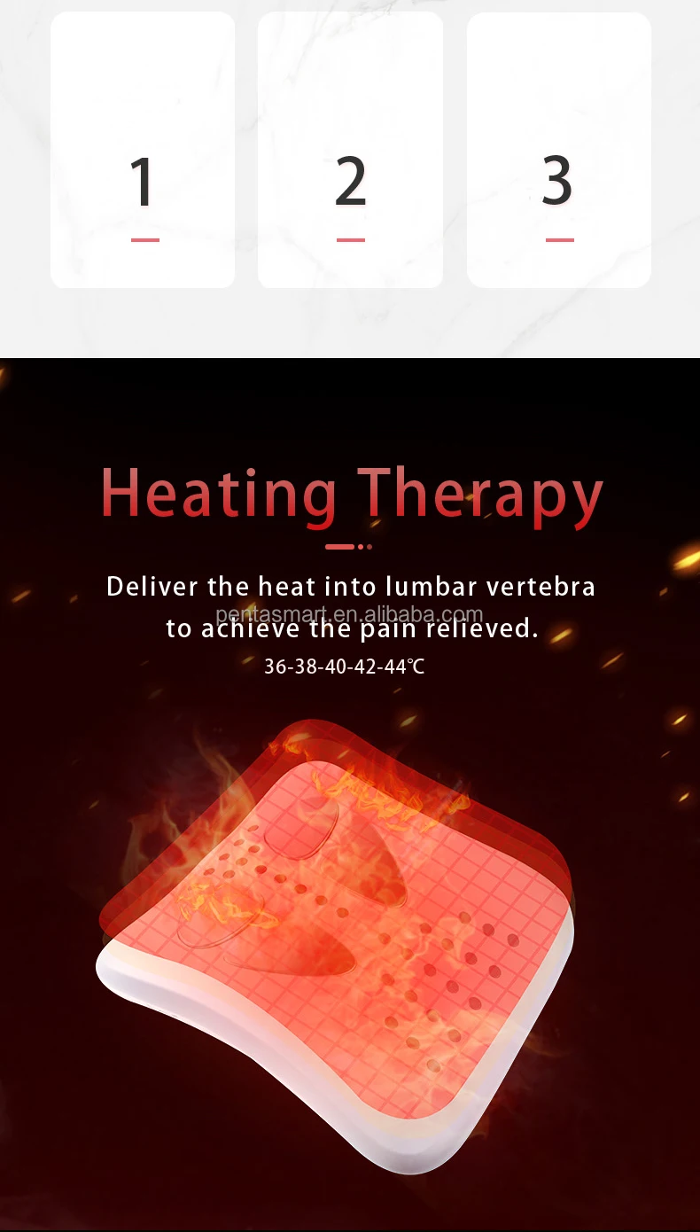 Infrared Cervical Lower Back Massager Lumbar Traction Device Back ...