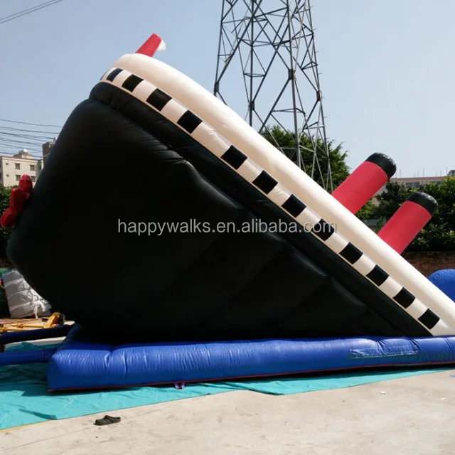 Titanic Themed Inflatable Slide Titanic Themed Inflatable Slide ...