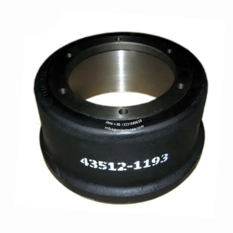 Japan Truck Axle Spare Parts Rear Break Drum 43512-1193 435121193 ...