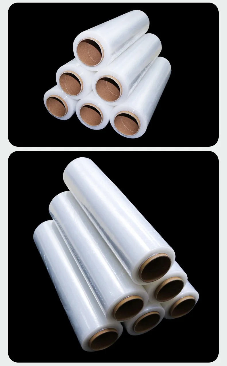 Free Sample Clear Plastic Lldpe Pallet Stretch Film Wrap - Buy ...