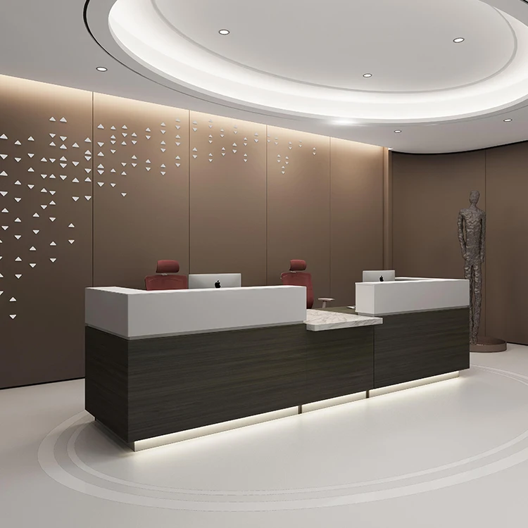 Customizable LED Reception Counter - Eco-Friendly & Durable