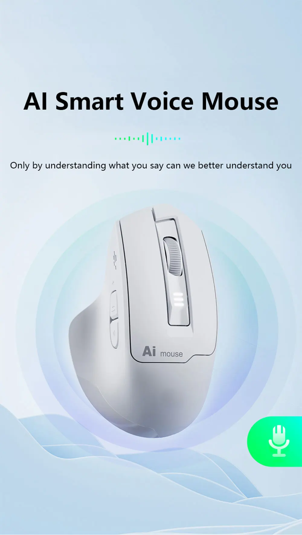 AI Large Model Voice Typing Mouse Wireless Mouse Charging Silent ...