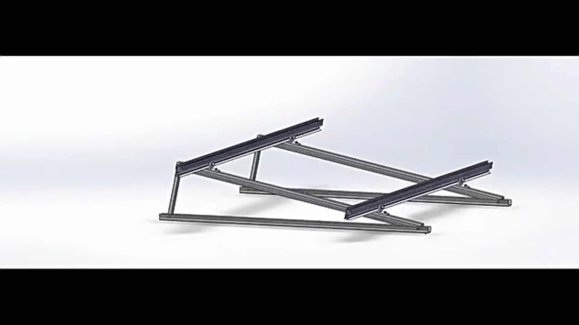 Flat Roof Pv Support Ground Photovoltaic Supports Solar Mounting System ...