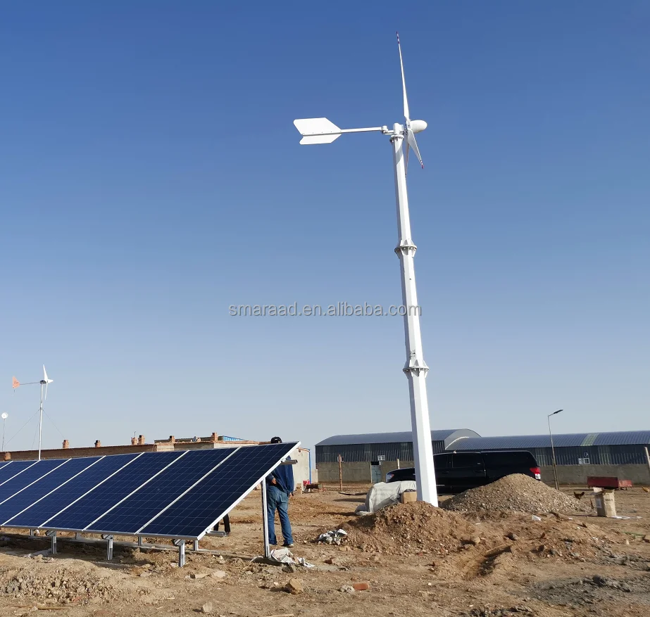 Custom Energy System Small 2kw Wind Solar Hybrid Power System Pv Solar ...