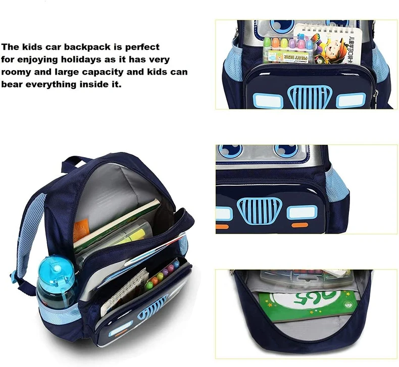 BESTWILL Cute Kids Polyester Backpack - Durable & Stylish