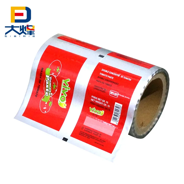Factory Direct Price Food Grade Custom Color Printed Sachet Film Roll ...