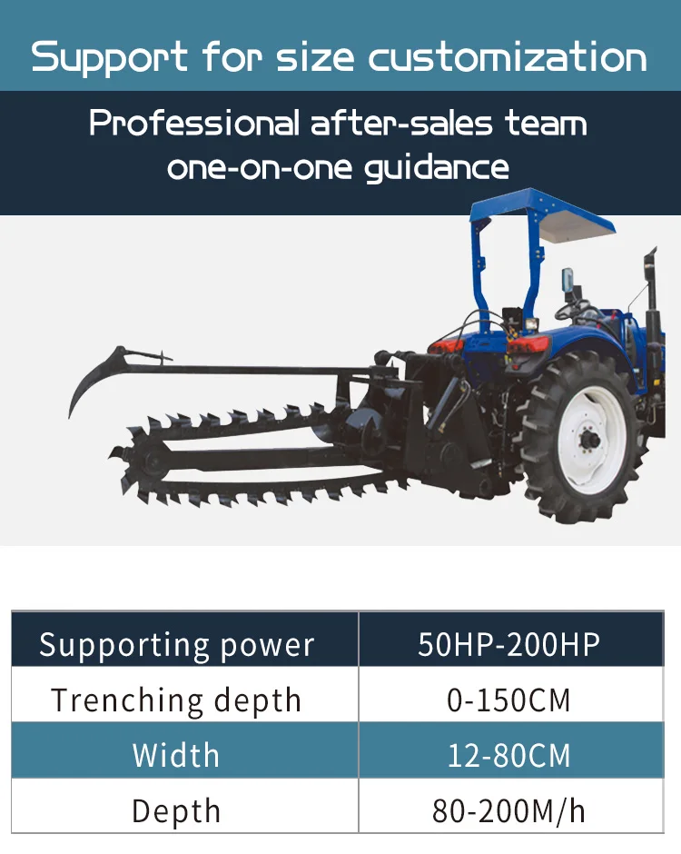 Professional Agricultural Trench Digging Machine Road Digging Trench ...
