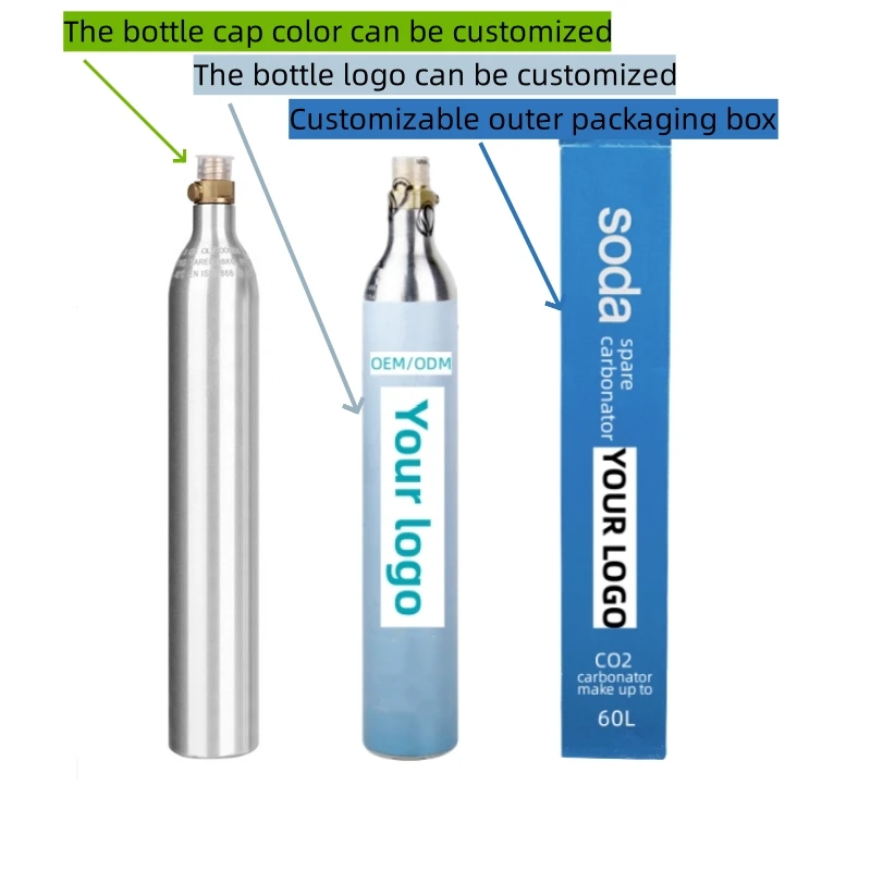 Co2 Carbonator Soda Gas 60 Liter Mini Co2 Cylinder Soda Stream - Buy ...