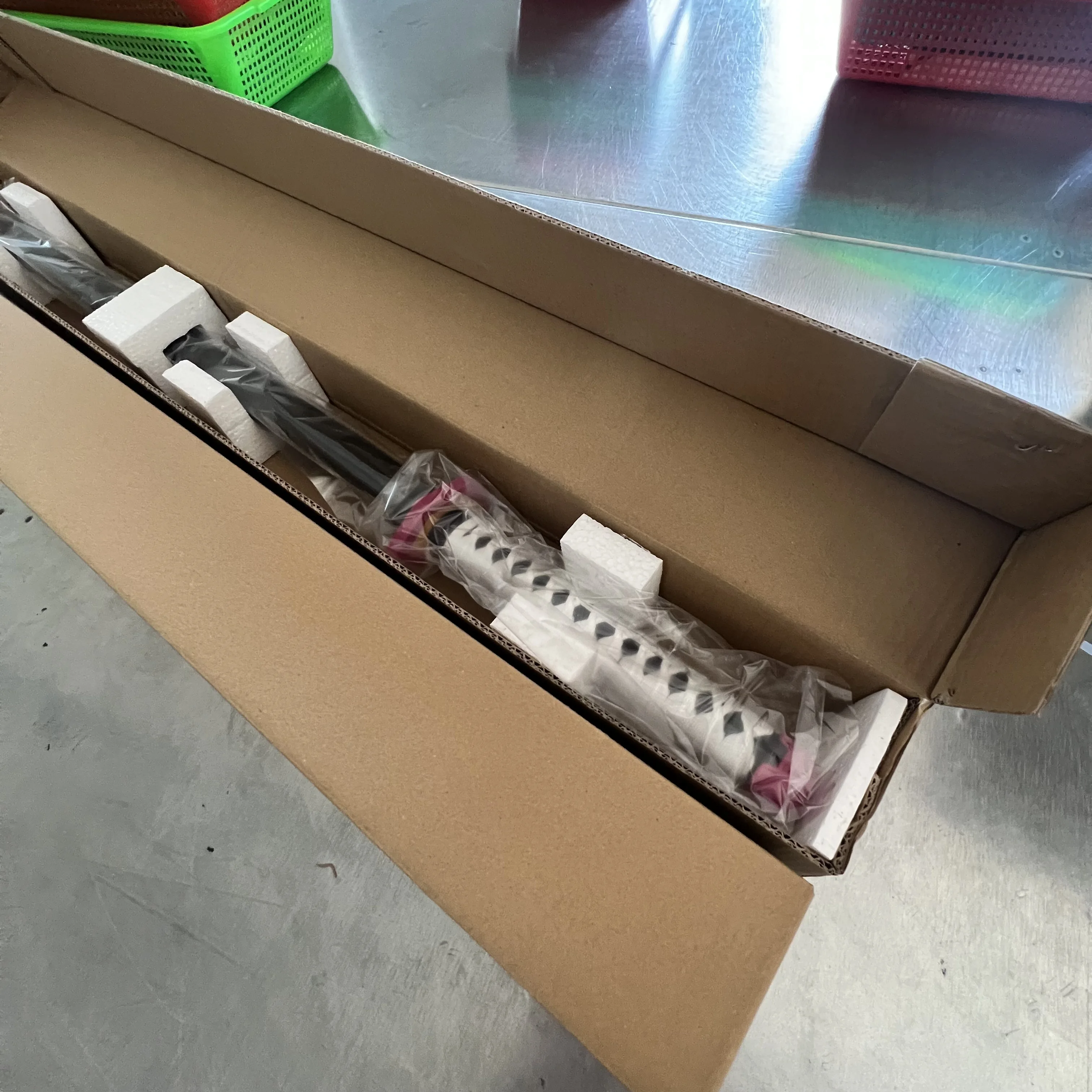 104cm Cosplay Demon Slayer Wooden Sword Large Size Anime Katana Wooden ...