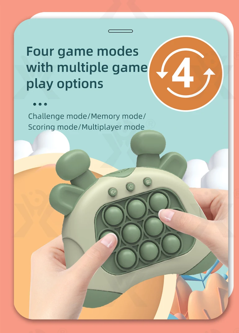 Chengji Fast Push Game Console Educational Handheld Electronic Speed ...