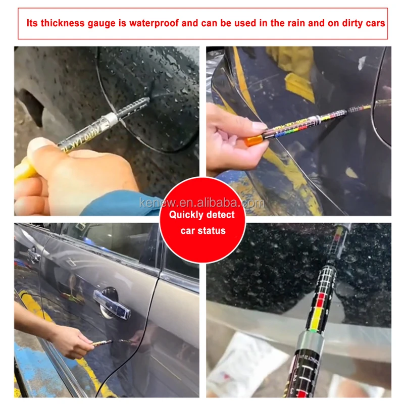 Portable Car Paint Coating Tester Meter Coat Crash Check Test Car Paint ...