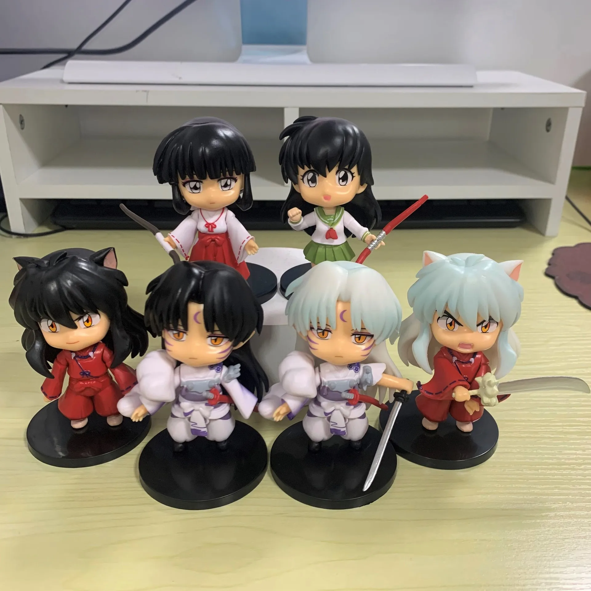 6 Pieces / Set Animation Inuyasha Higurashi Kagome Sesshoumaru Kikyo ...