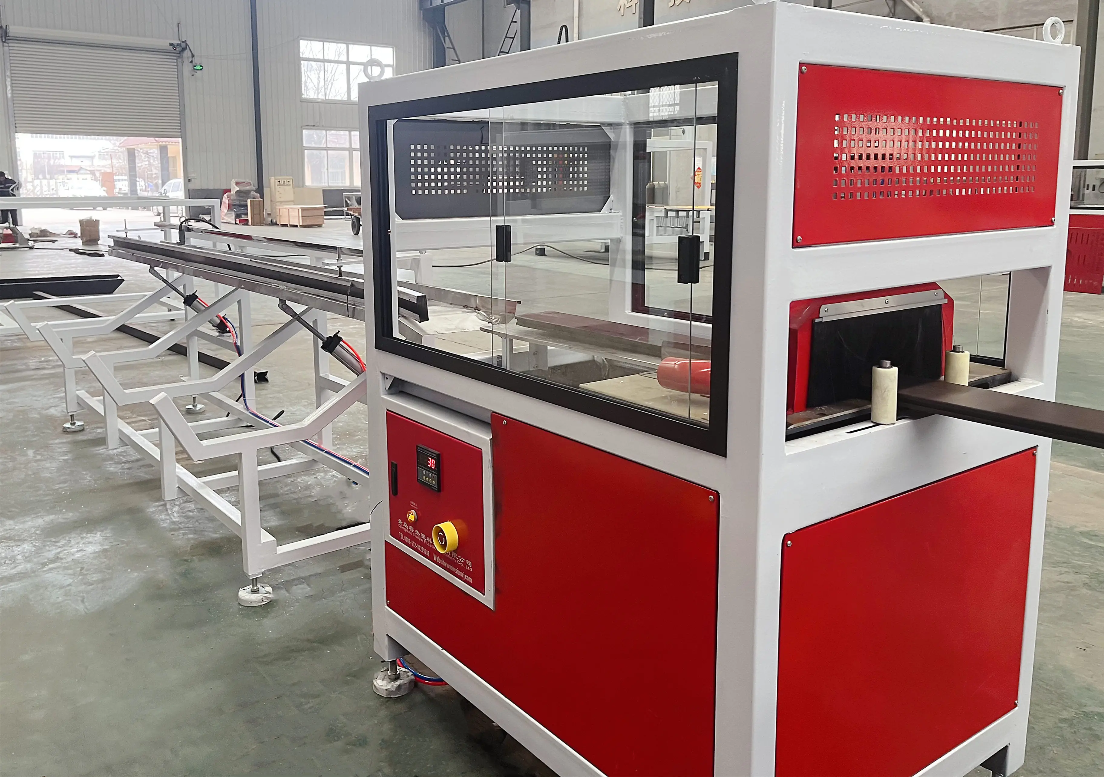 Pvc/wpc Wood Wall Panel Production Machine /fluted Wall Panel Extruder ...