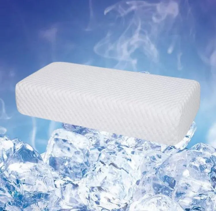 Hot Sleeper Adjustable Shoulder Pain Cube Square Neck Supportive Memory ...