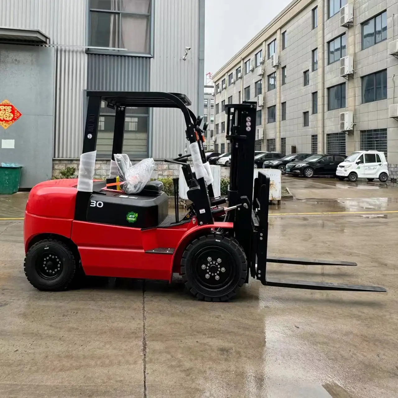 2t 2T 3Ton 4ton 5 Ton 8000mm Robust 4WD Counterbalance Diesel Forklifts ...