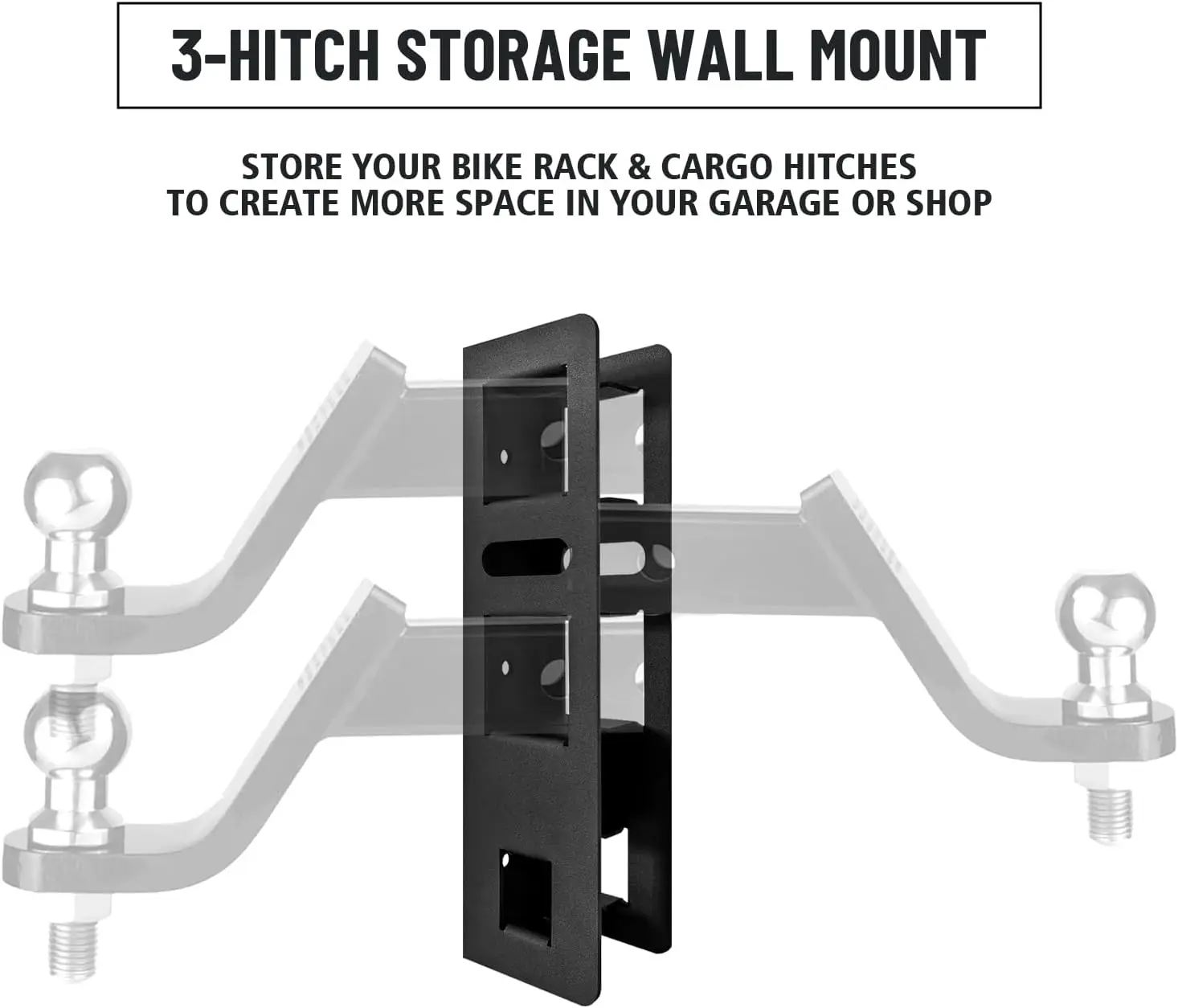 Hitch Stor Wall Mounted Hitch Receiver For Bike Cargo Rack Storage ...