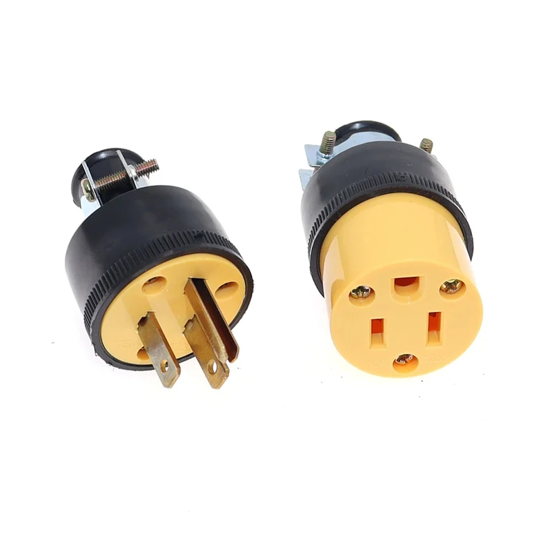 3 Pin Male Electrical Plug Heavy Duty Socket Male Plug 3 Prong Male ...