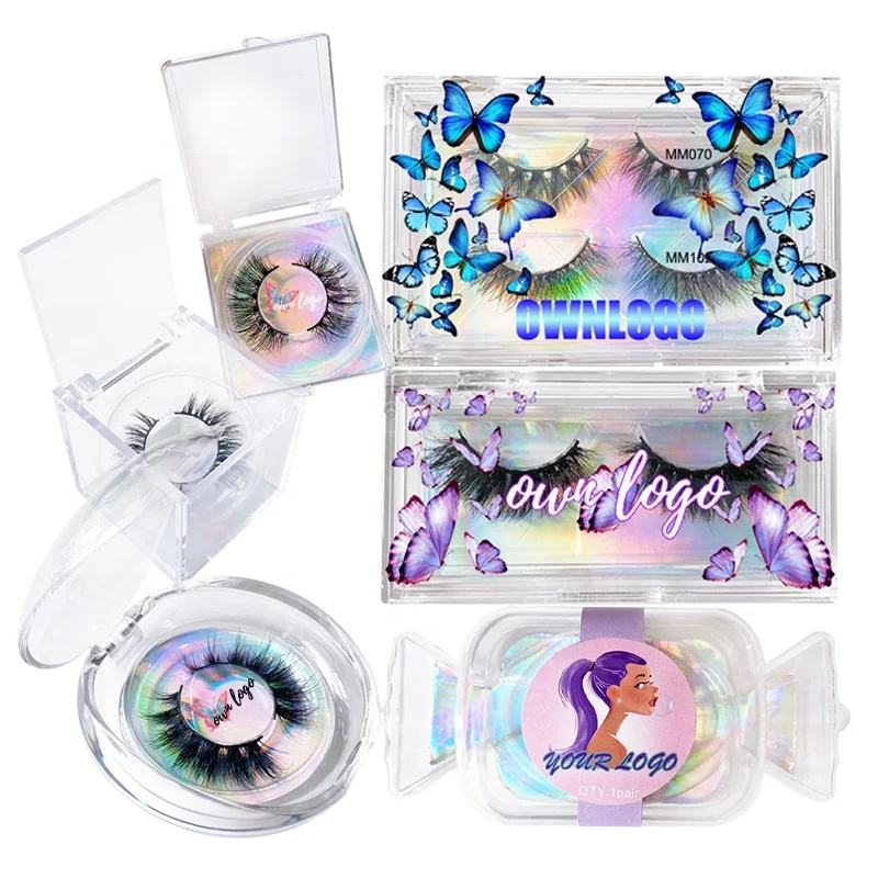 Custom Logo Plastic Acrylic Eyelash Tray - Empty Boxes