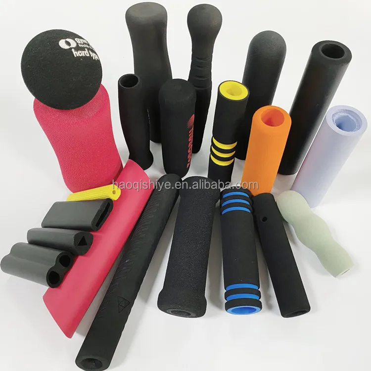 Custom High Density Foamed Sponge Tube Sleeve Protective Hollow Rubber ...