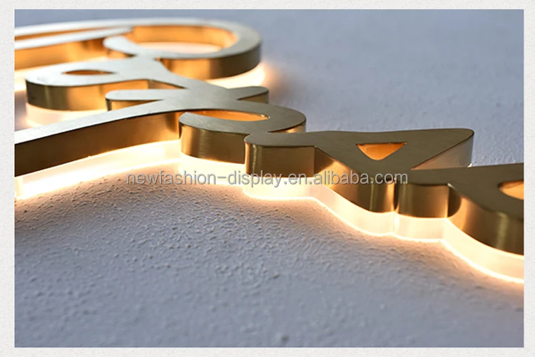 Custom 3D Led Signage Signs Letters Logo Maker Backlit Letters ...