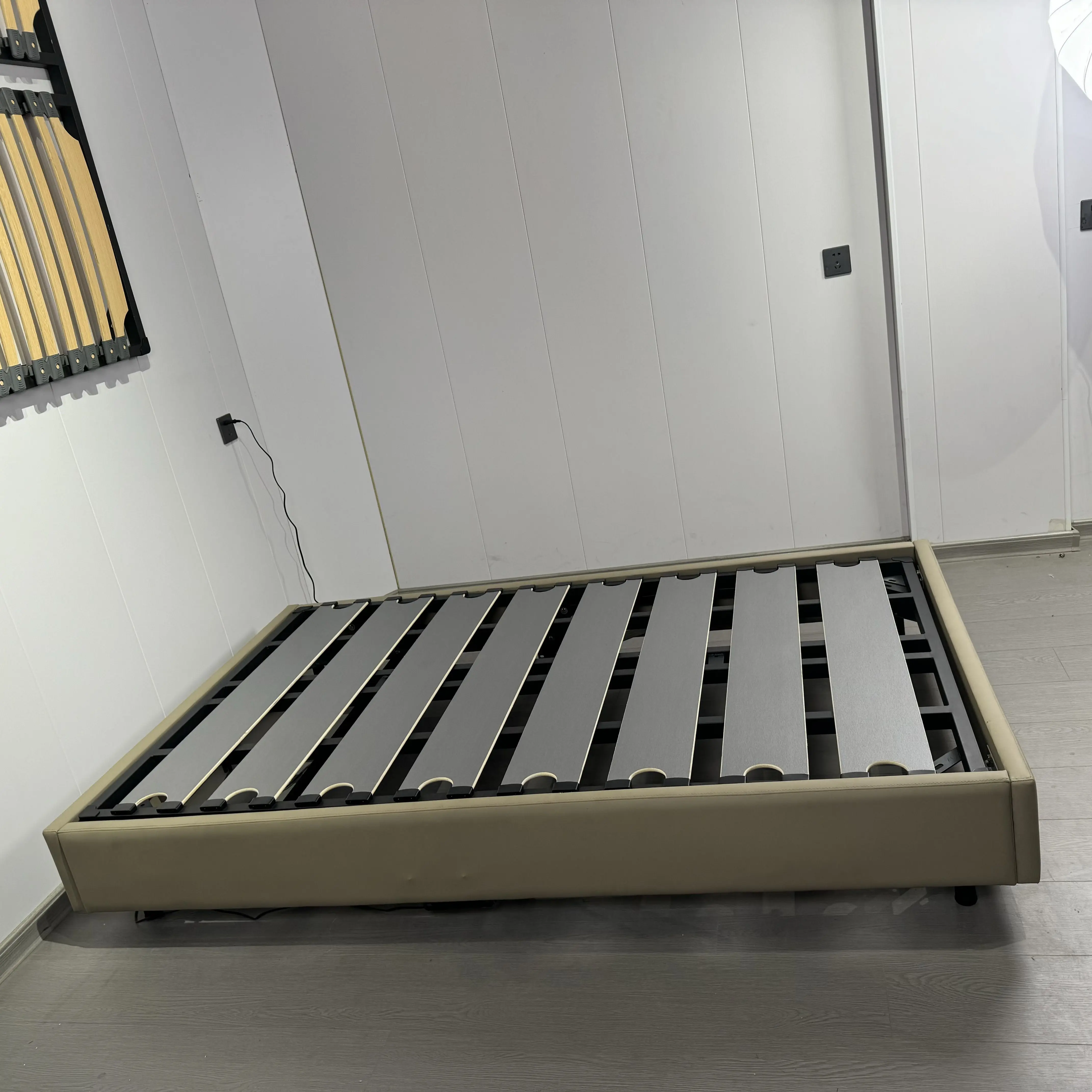 OEM Wood Double Single Queen King Size Assembly Wooden Slat Bed Base ...