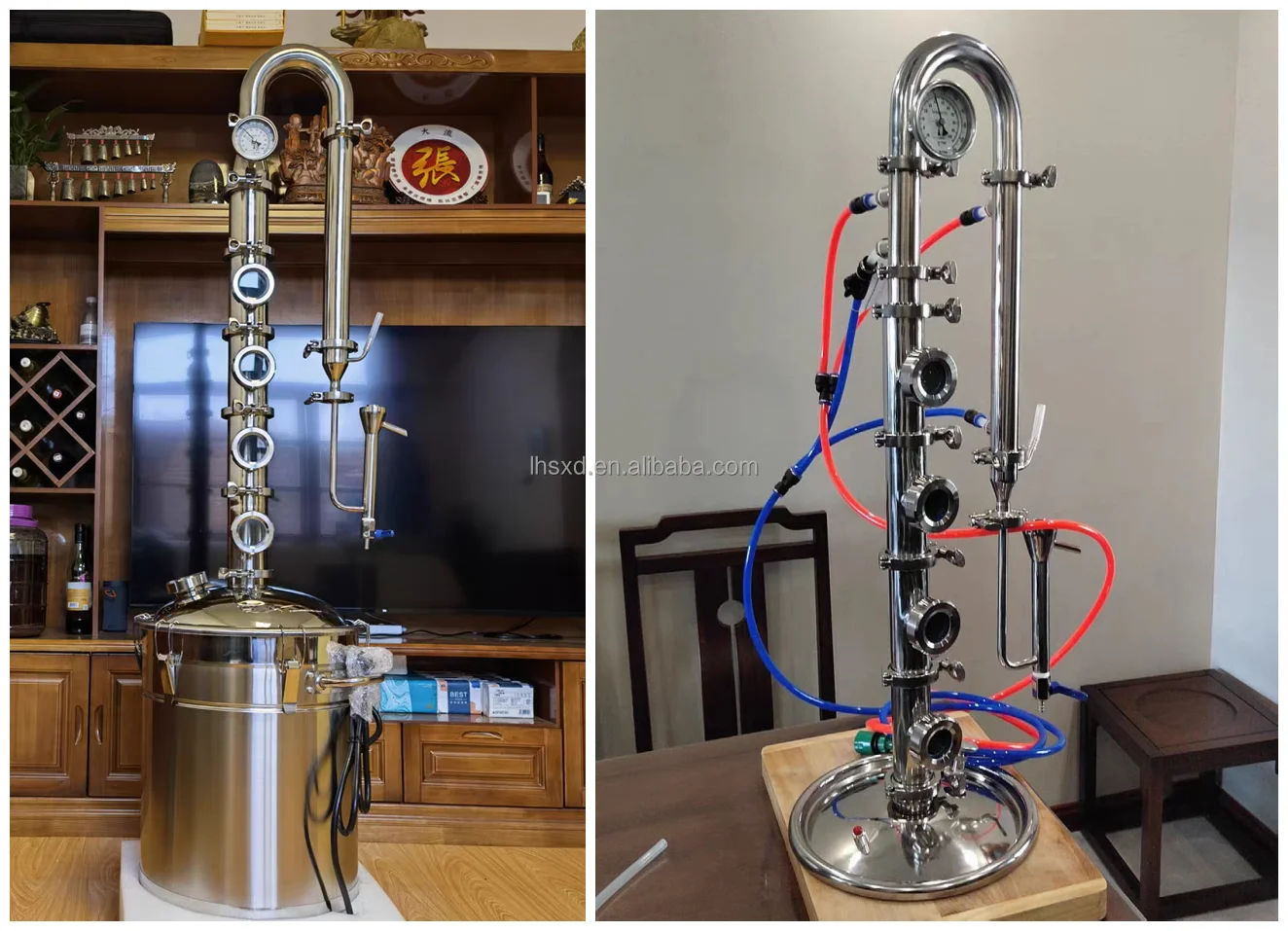 20L/30L Electric Vodka Distiller with 4-Storey Distillation Tower for ...