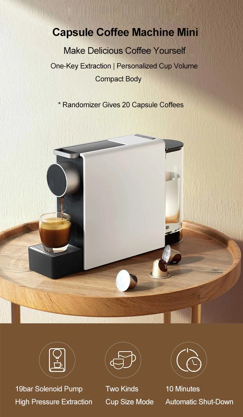 Mini Smart Automatic Portable Coffee Machine by SCISHARE