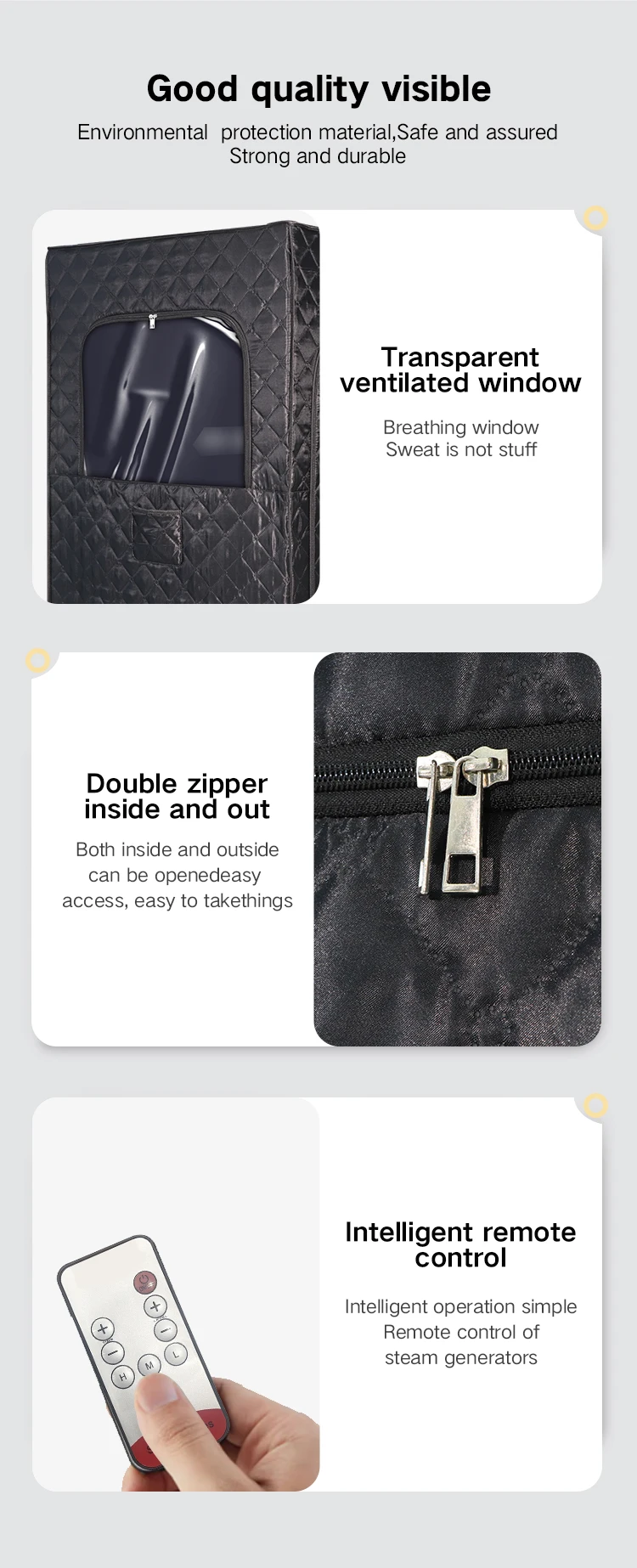 Popular Sauna Box Portable Steam Sauna Tent Spa Folding Tent Body ...