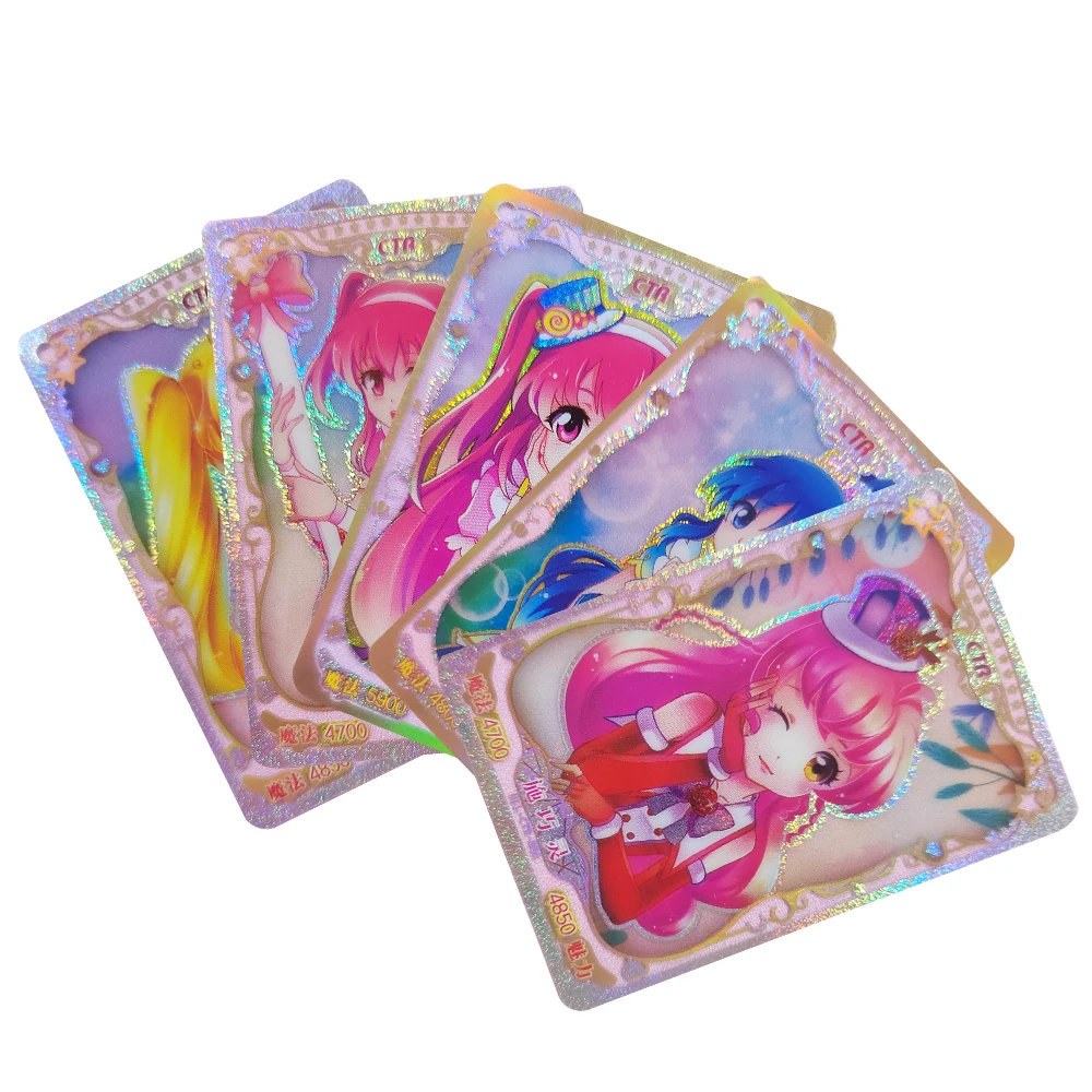Factory Hot Sale custom design anime playing collection plastic cards ...
